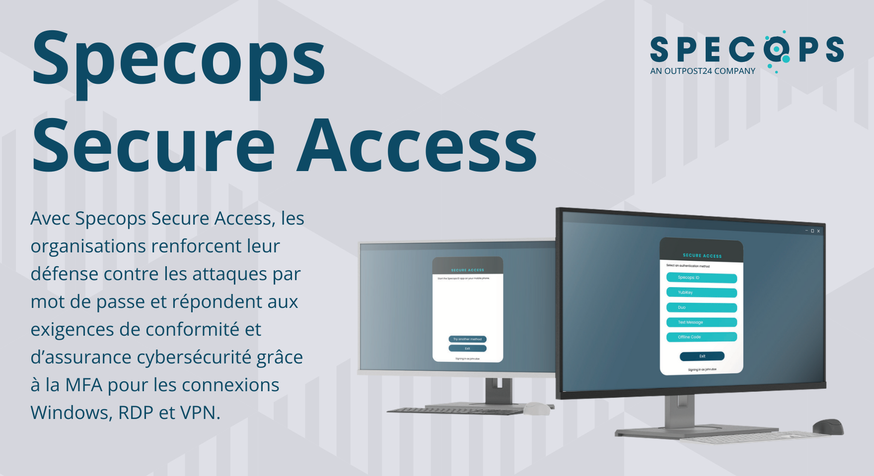 MFA pour Windows, RDP et VPN | Specops Secure Access MFA pour Windows, RDP et VPN | Specops Secure Access