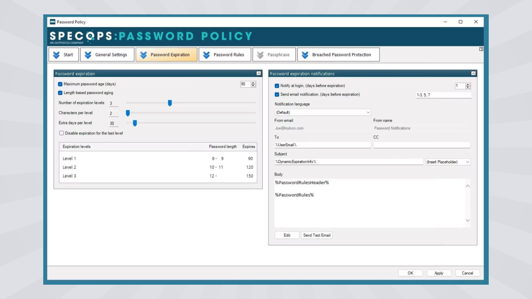 Specops Password Policy 7.7 Improves Password Expiry Emails - Specops Software
