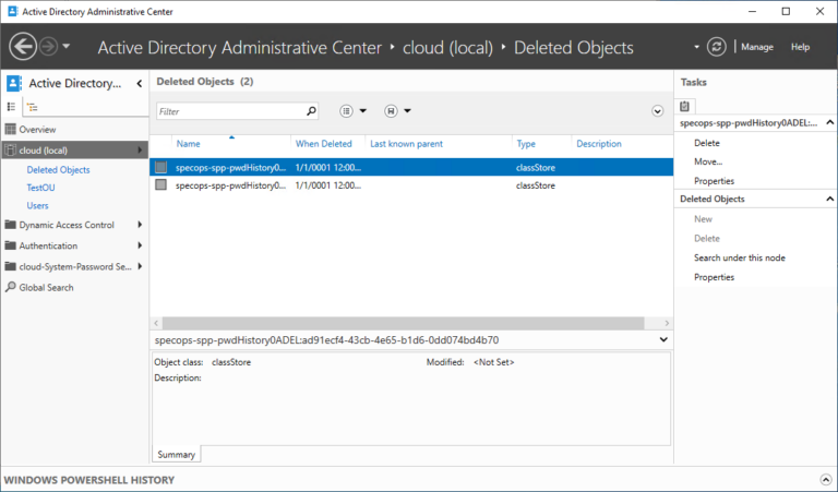 How To Recover A Deleted Active Directory Object Specops Software