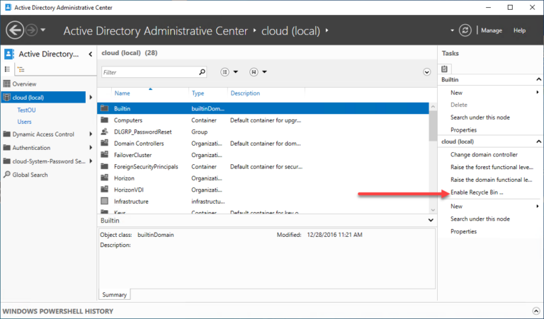 How to recover a deleted Active Directory object - Specops Software